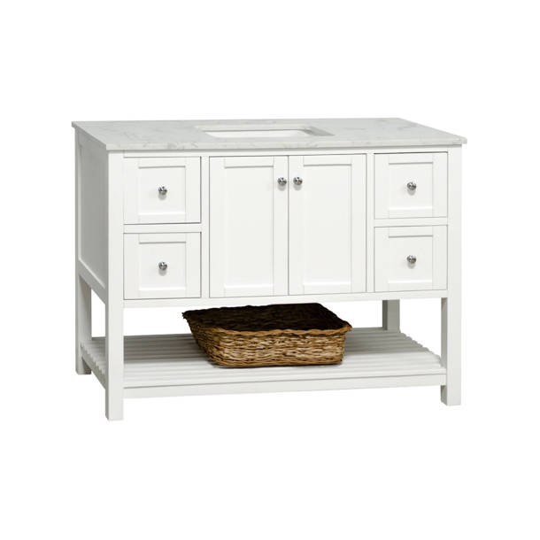 Mercer41 Markila 47.2'' Free-standing Single Bathroom Vanity with ...