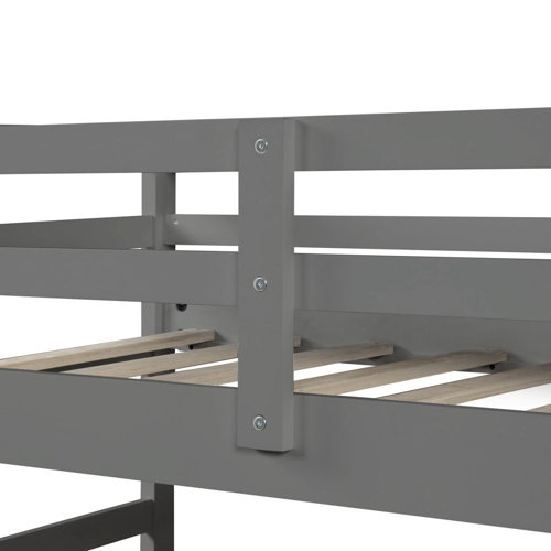 Harriet Bee Arowyn Kids Twin Over Twin Bunk Bed with Trundle with ...