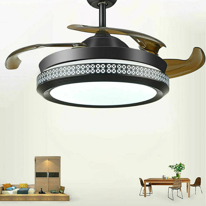 Red Barrel Studio® 42'' Ceiling Fan with LED Lights & Reviews | Wayfair