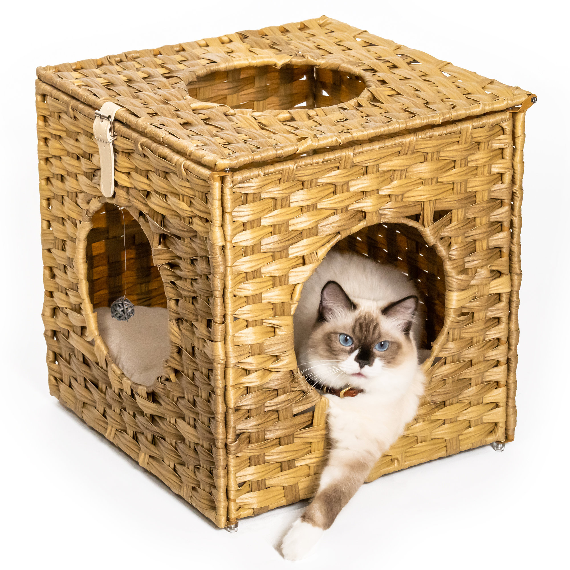 Tucker Murphy Pet™ Bhure Square Cat Bed | Wayfair