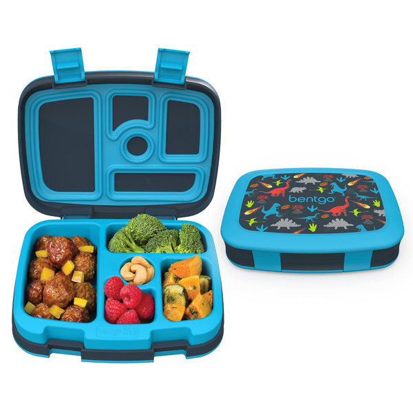 Symple Stuff Kids Prints Leak-Proof, 5-Compartment Bento Box | Wayfair
