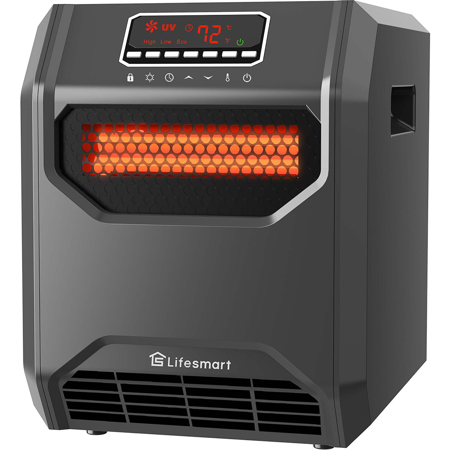 Lifesmart 1500 Watt Electric Cabinet Space Heater With Remote Included