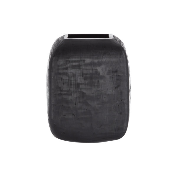 Resource Decor Cross Hatch Glass Pot | Wayfair