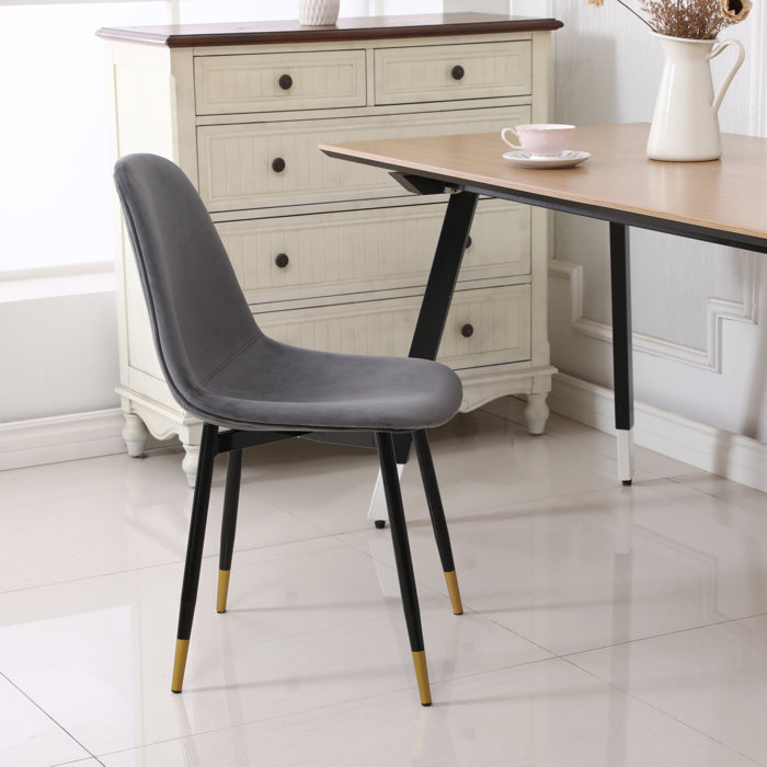 Everly Quinn Cochrane Solid Back Side Chair & Reviews | Wayfair