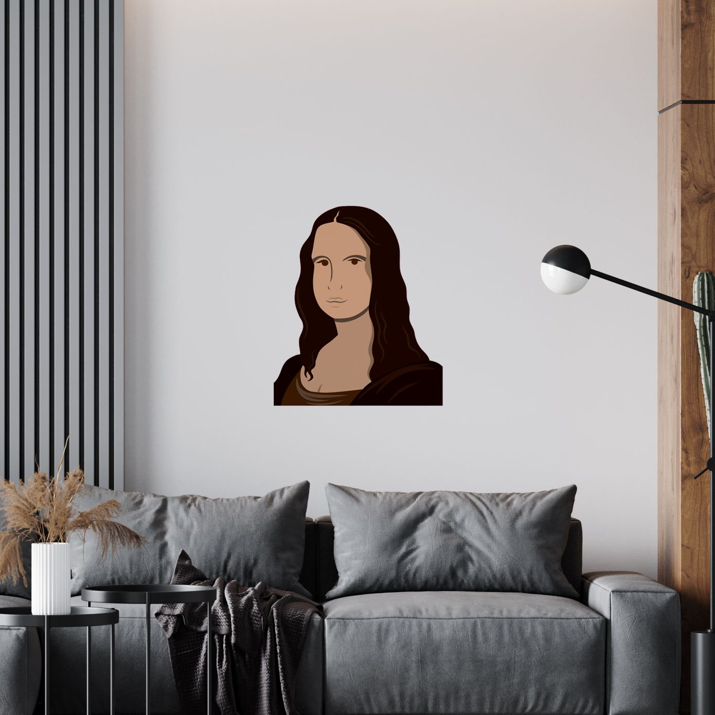 Mercer41 Leonardo Da Vinci''s Famous Portrait Vinyl Wall Decal | Wayfair
