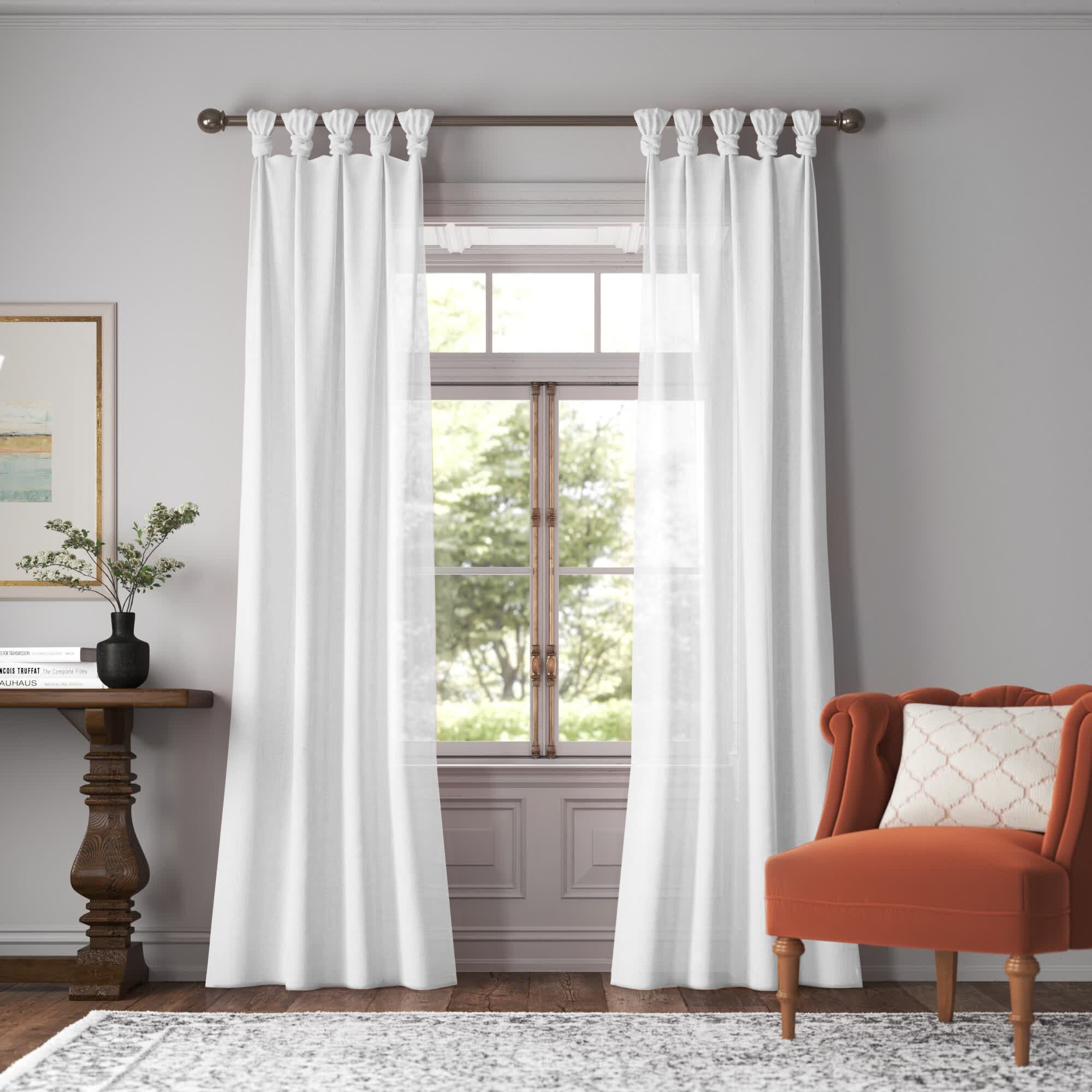 Kelly Clarkson Home Liebert Semi-Sheer Curtain Panel & Reviews | Wayfair