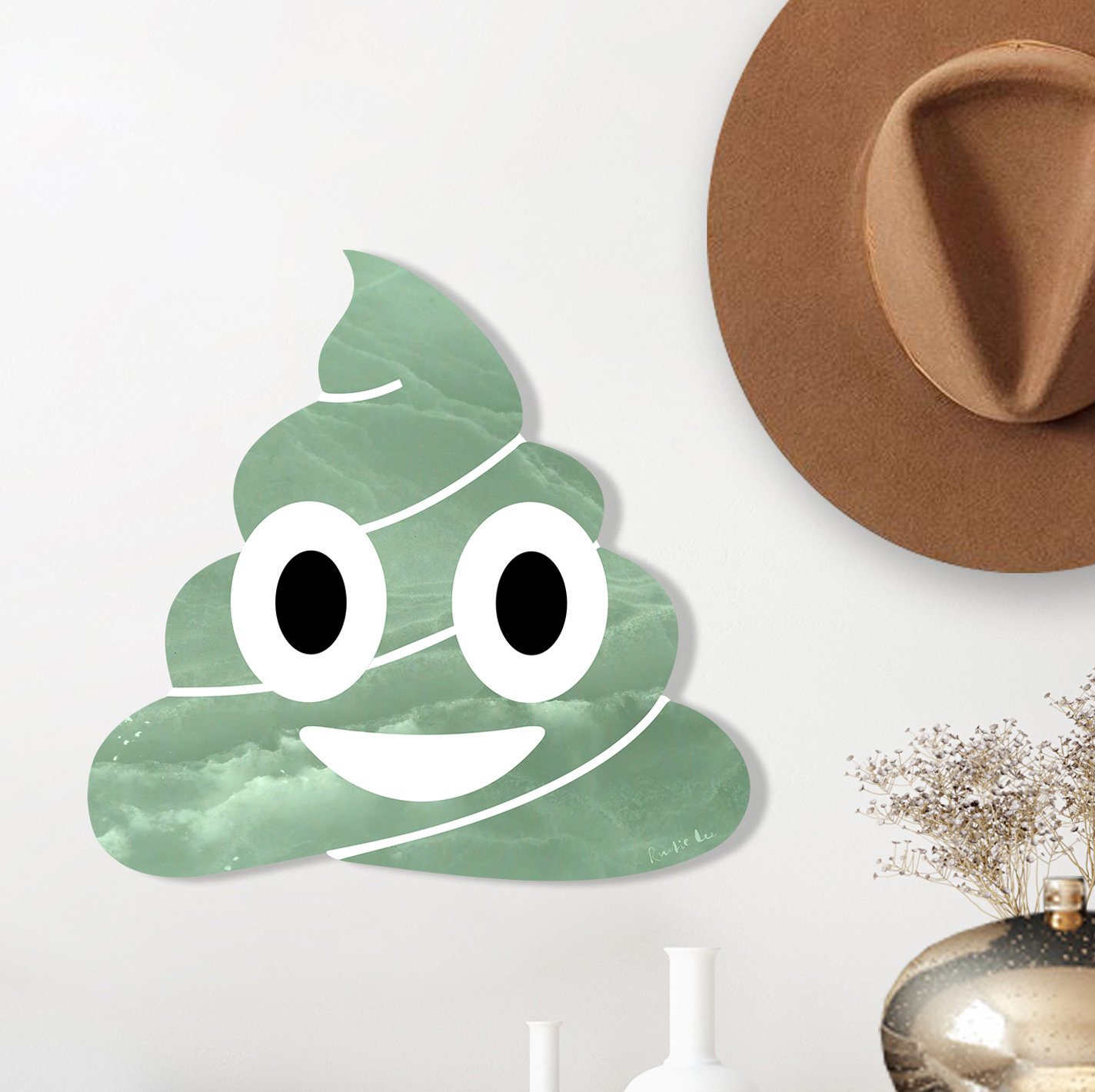 Rudie Lee Aw Poop Wall Décor | Wayfair
