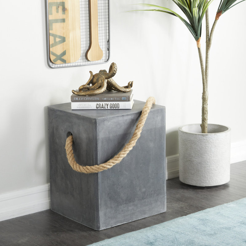 Longshore Tides Barrville 17.7'' Tall Concrete Garden Stool & Reviews ...