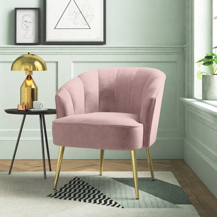 Hykkon Thierry Upholstered Accent Chair & Reviews | Wayfair.co.uk