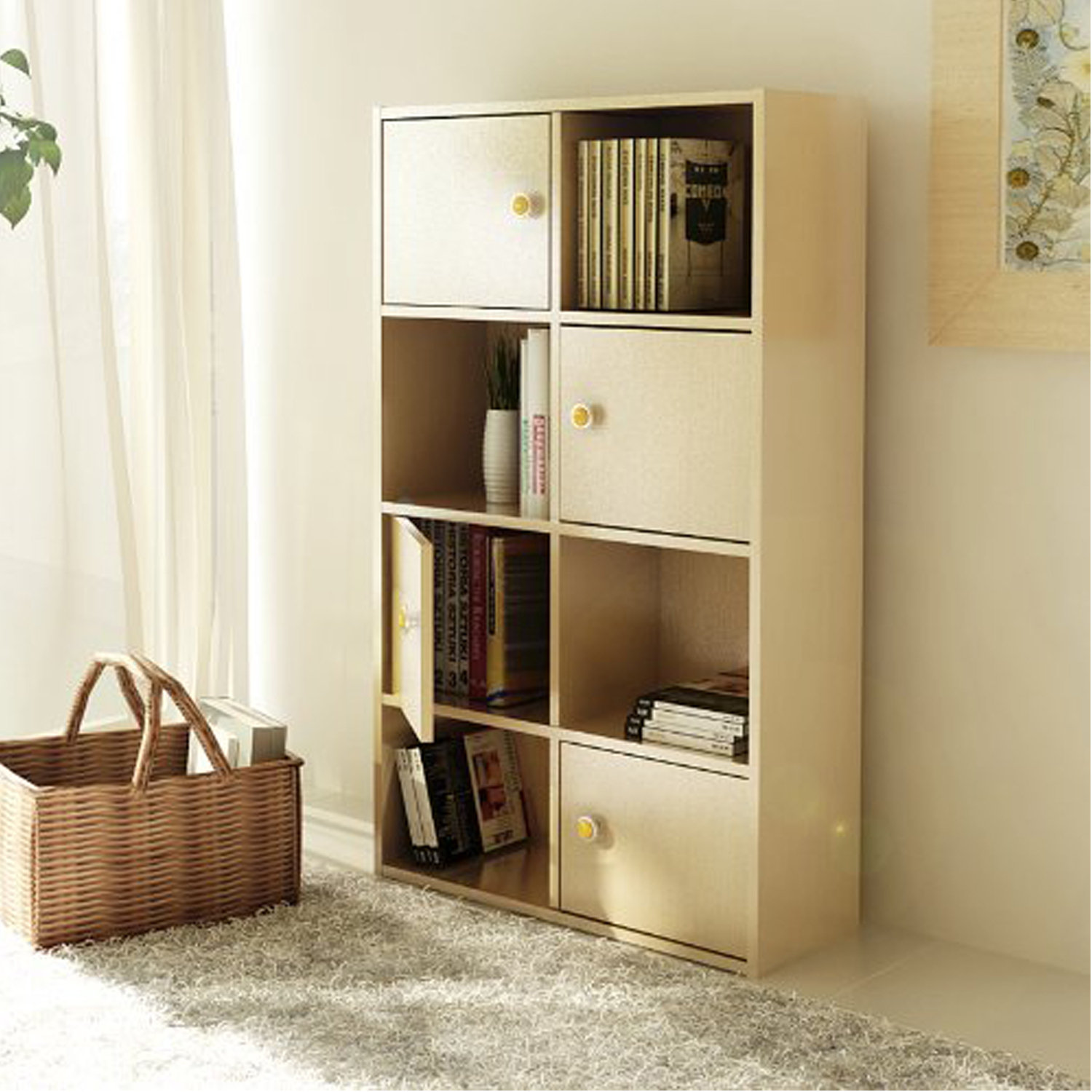Rebrilliant 106Cm H x 60Cm W Standard Bookcase & Reviews | Wayfair.co.uk