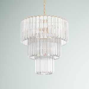 Greyleigh™ Abington 9 - Light Dimmable Tiered Chandelier & Reviews ...