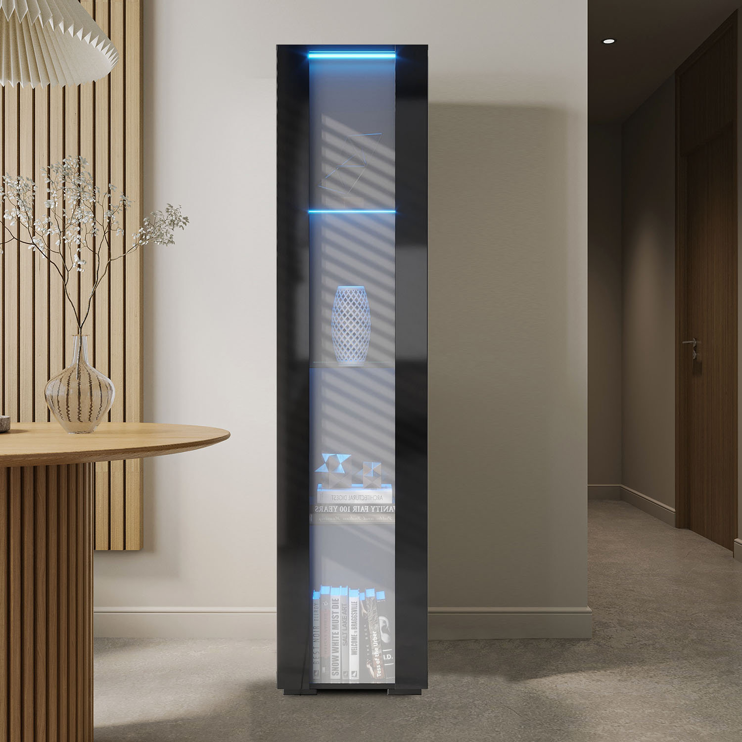 Ivy Bronx Cordarius 15.76'' Wide Display Stand with Lighting | Wayfair