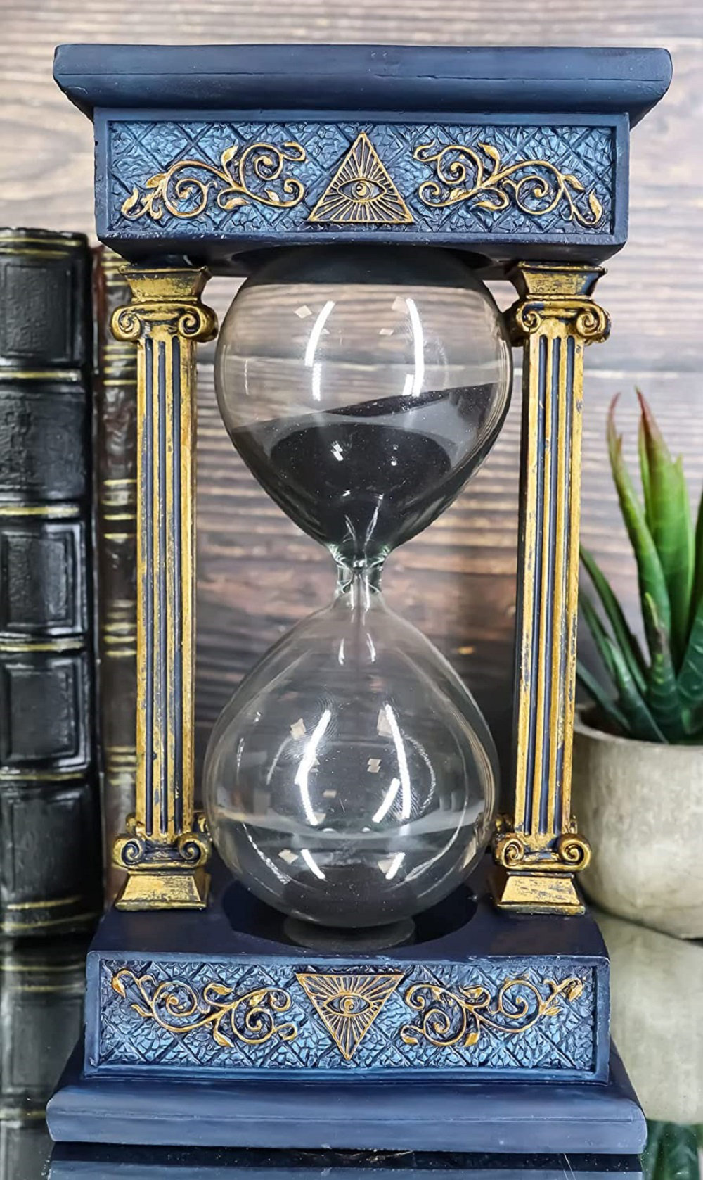 Darby Home Co Hosler Sand Timer with Victorian Pillars Figurine | Wayfair