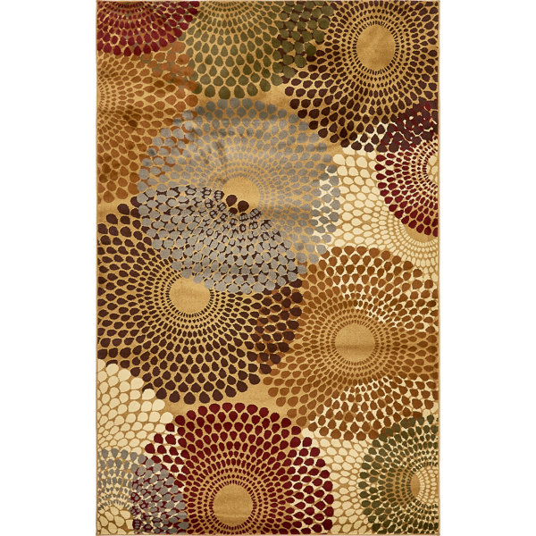 Red Barrel Studio® Apex Abstract Beige/Brown Area Rug & Reviews | Wayfair