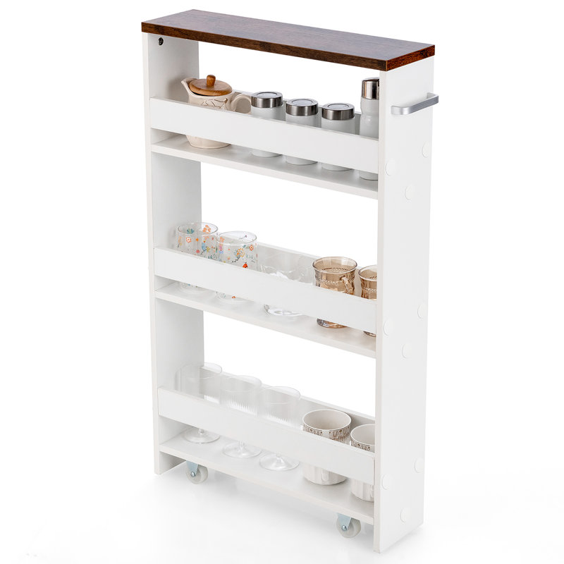 Costway Mobile Slim Utility Cart & Reviews | Wayfair