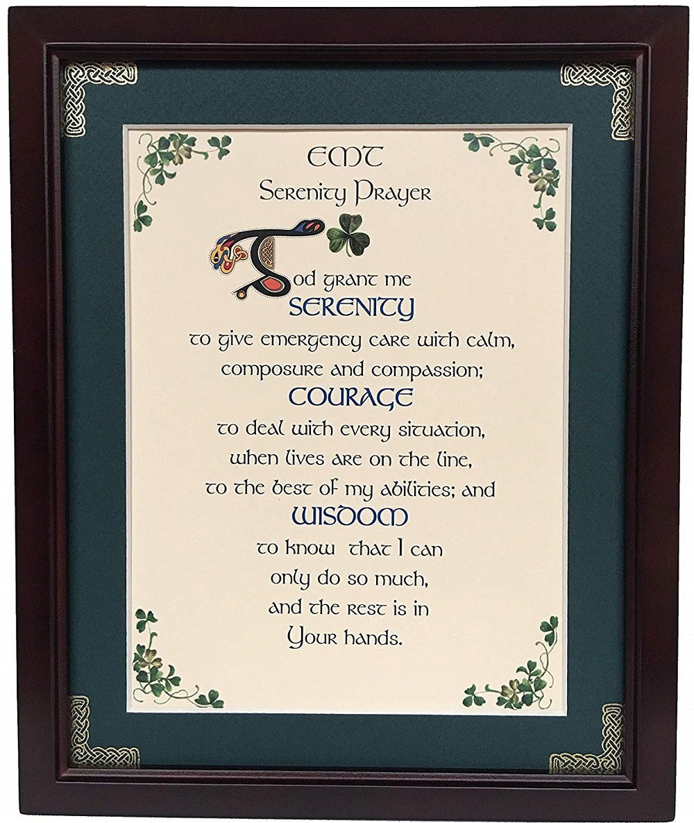 Peter Townsend's Irish Collection EMT Serenity Prayer - Blessing ...