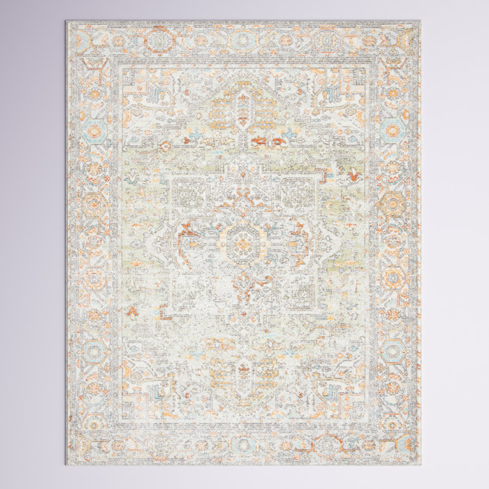 Mistana™ Performance Sage / Beige Rug & Reviews | Wayfair