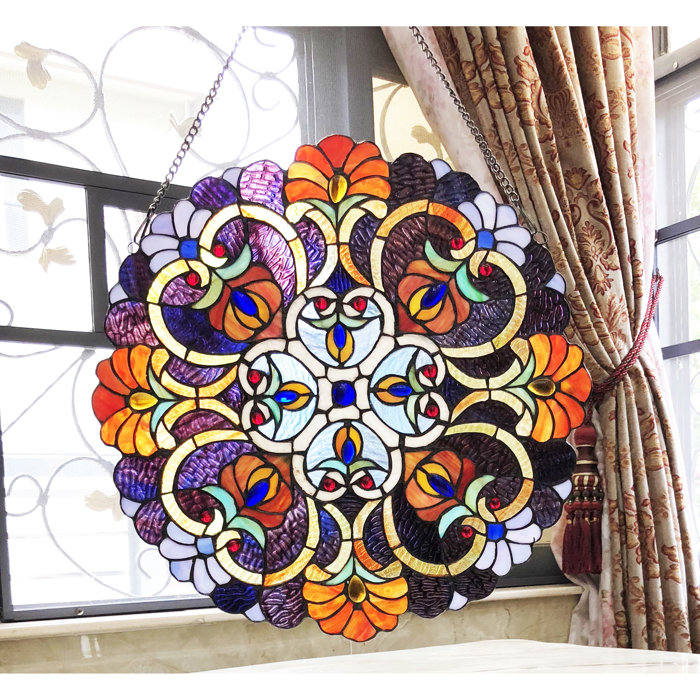 Astoria Grand Geometric Window Panel | Wayfair