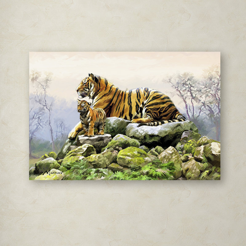 Trademark Art The Macneil Studio Tiger by The Macneil Studio - Print on ...