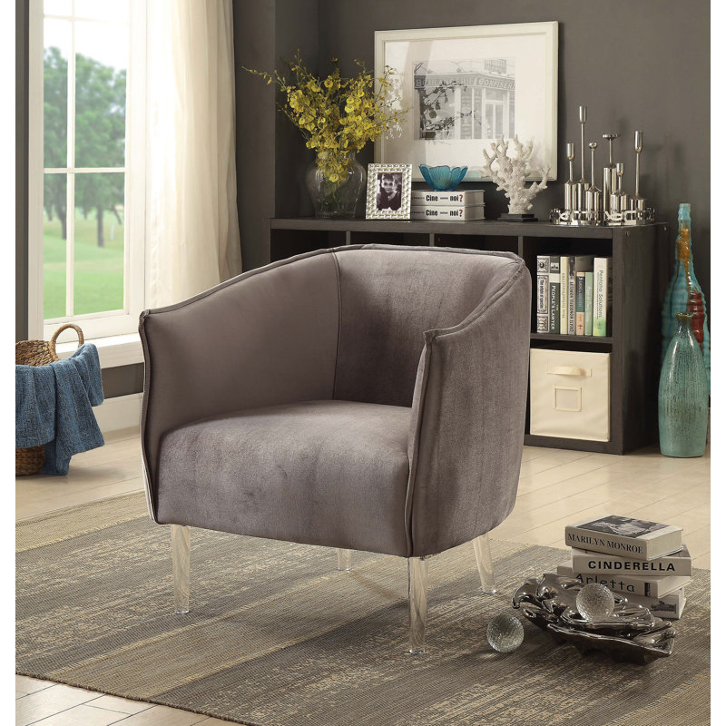 Brayden Studio® Linderman Upholstered Barrel Chair & Reviews | Wayfair