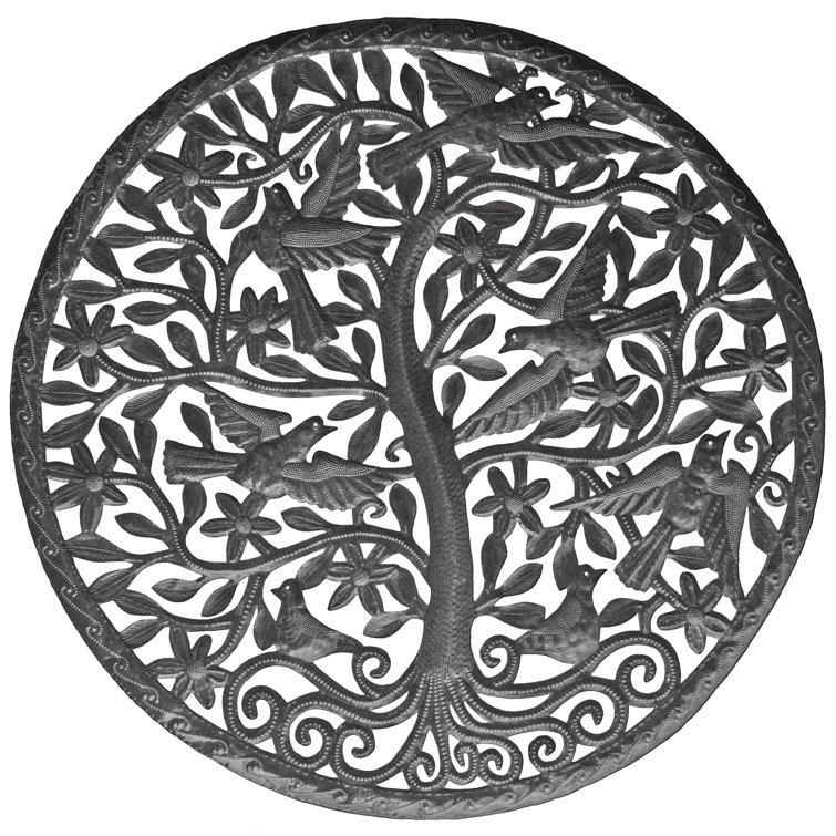 Red Barrel Studio® Large Round Tree of Life Wall Décor & Reviews | Wayfair