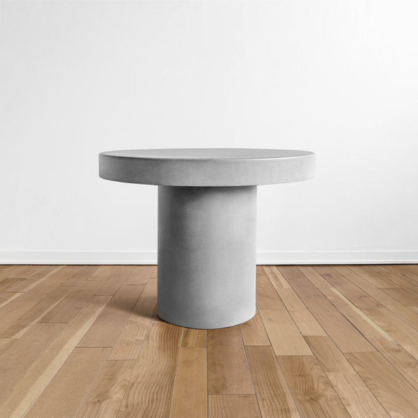 Round-concrete-white-table | Wayfair