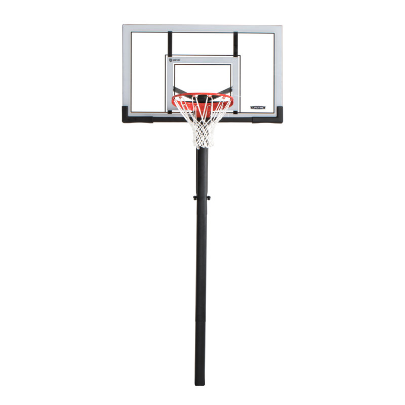 Lifetime Height Adjustable In-Ground Basketball Hoop (54" Acrylic ...