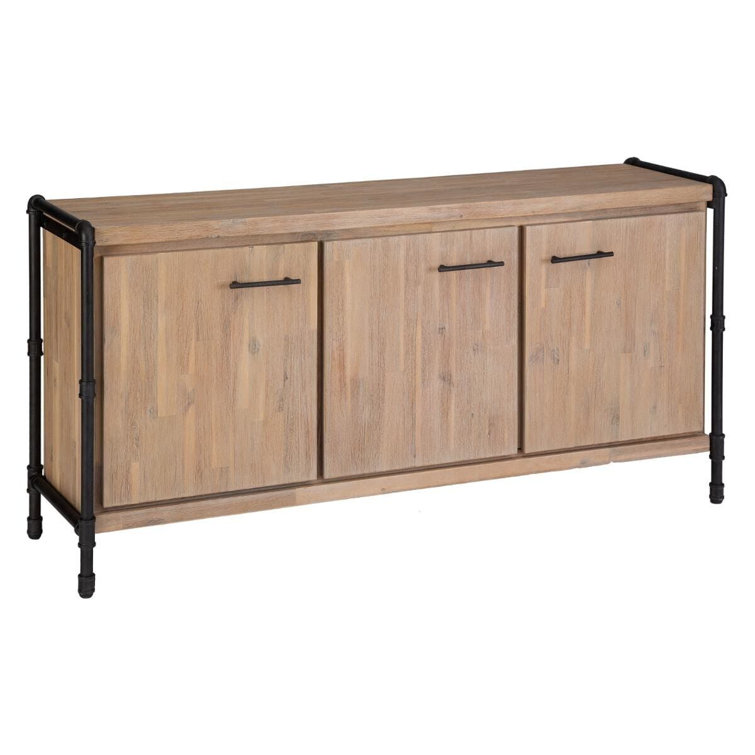 Williston Forge Dezirae 167Cm Wide Acacia Solid Wood Sideboard ...