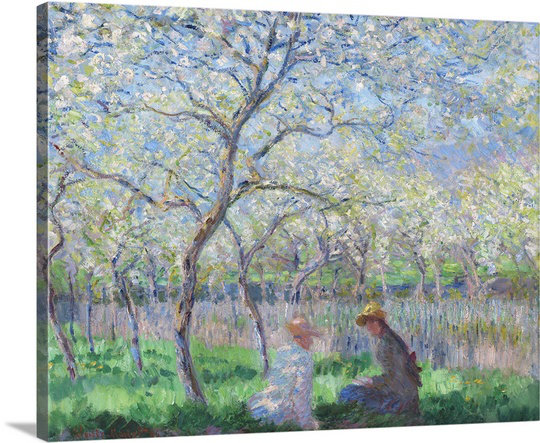 The Twillery Co.® Claude Springtime, 1886 by Claude Monet - & Reviews ...