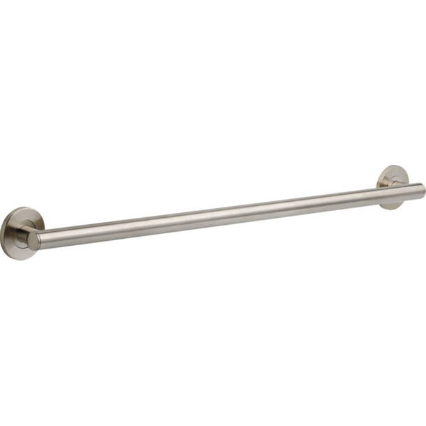 41316-RB,PN Delta Bath Safety Grab Bar with Corner Shelf & Reviews ...