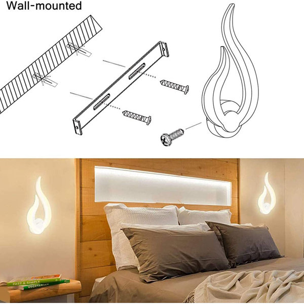 Wrought Studio Billee LED Armed Sconce | Wayfair