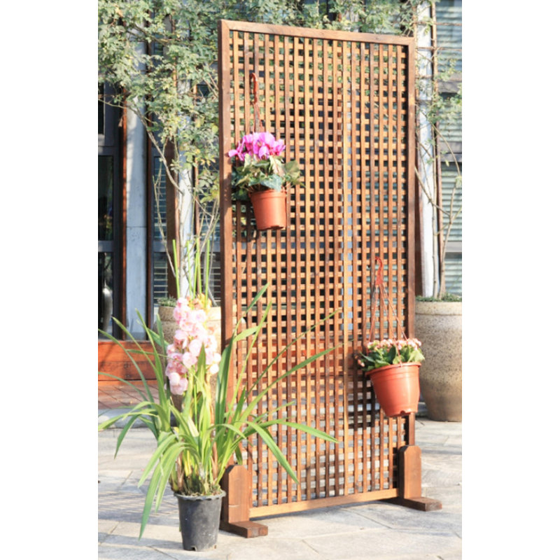 Porpora 6 ft. H x 3 ft. W Wood Privacy Screen | Wayfair
