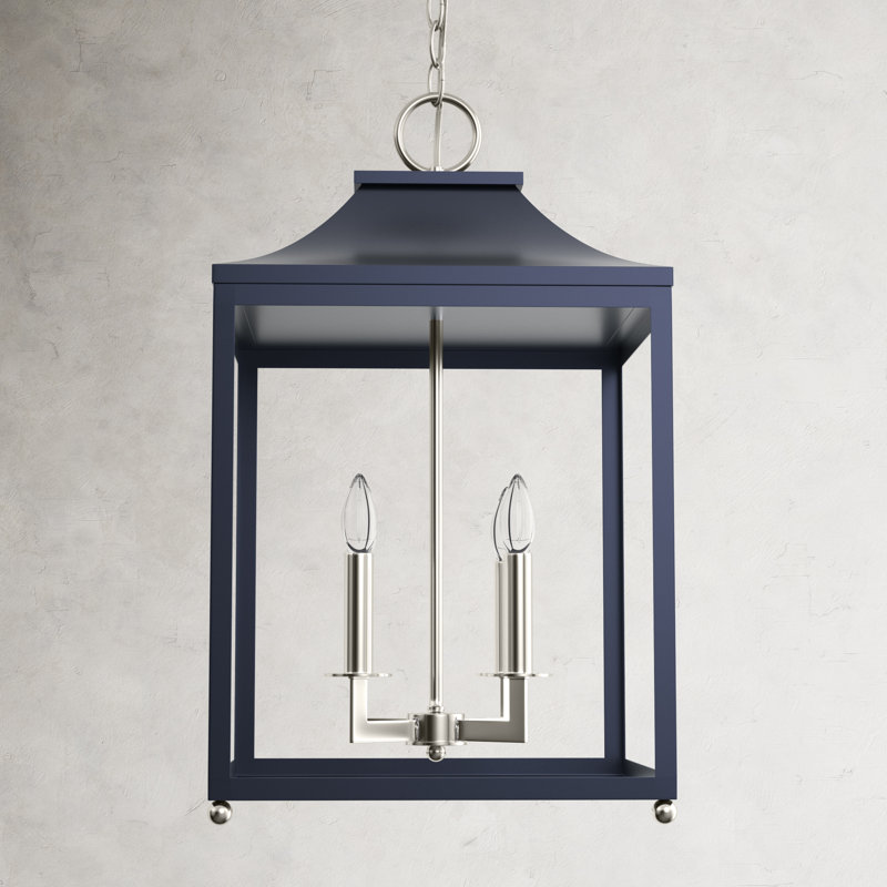 Douro 4 - Light Dimmable Lantern Square / Rectangle Chandelier ...