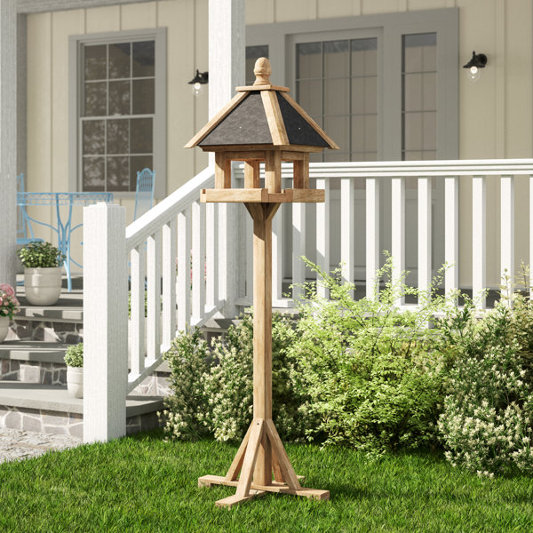 Wooden Garden Bird Tables | Wayfair.co.uk