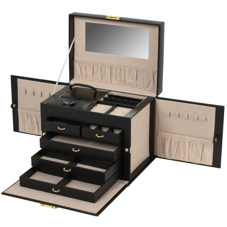 Charlton Home® Large Jewelry Box & Reviews | Wayfair