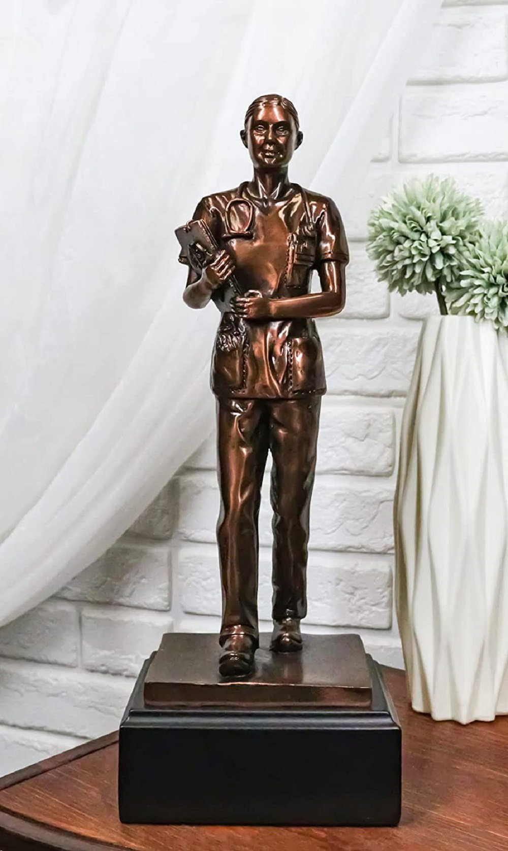 Red Barrel Studio® Medical Professional Medic Nurse on Duty Statue ...