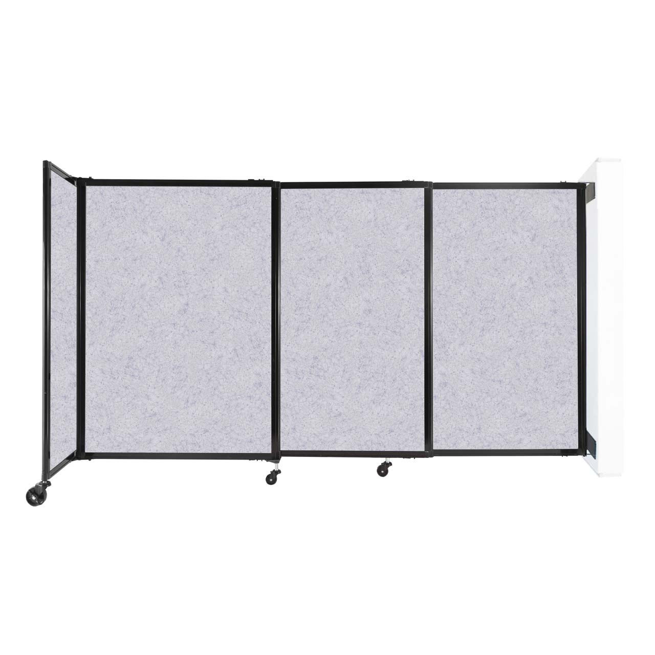 Versare 4'Tall Soundsorb Wall-Mounted Room Divider 360 Portable Wall ...
