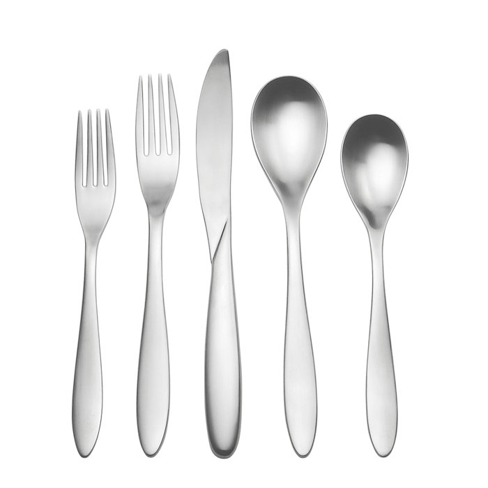 David Shaw Silverware Stainless Steel Flatware Set - Service for 4 ...