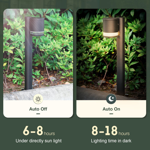 inowel Solar Outdoor Light Solar Pathway Light Wireless LED Tall Street ...