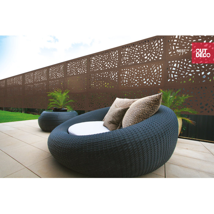 OUTDECO 48'' H x 24'' W Brown Composite Fencing & Reviews | Wayfair