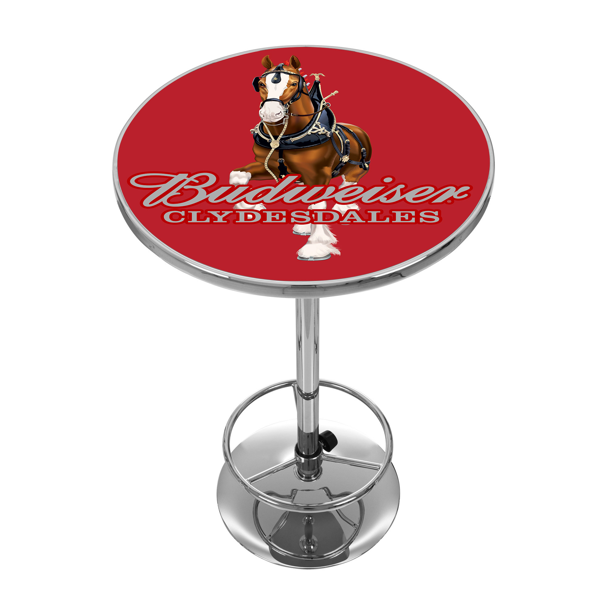 Trademark Global Budweiser Clydesdale Pub Table | Wayfair