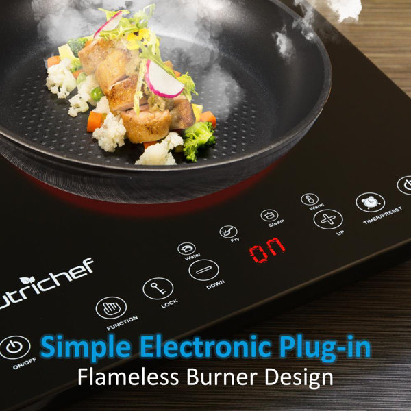 NutriChef Induction Double Hot Plate & Reviews | Wayfair