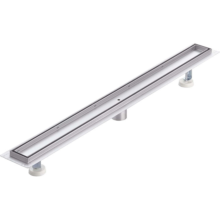 KBFmore 40" Stainless Steel Linear Shower Drain, Tile Insert Vertical 2 ...