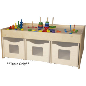Wood Designs Activity Island Cubby with Table Only & Reviews | Wayfair