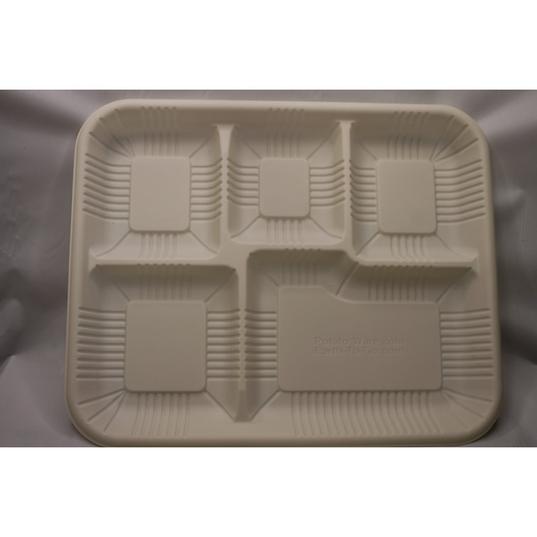 Earth-To-Go Potato Ware, 5-Comp Tray - Wayfair Canada