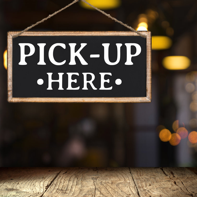 ATX CUSTOM SIGNS Pick up Here Sign | Wayfair
