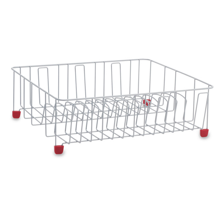 Farberware 3-Piece Dish Rack Set, Red & Reviews | Wayfair