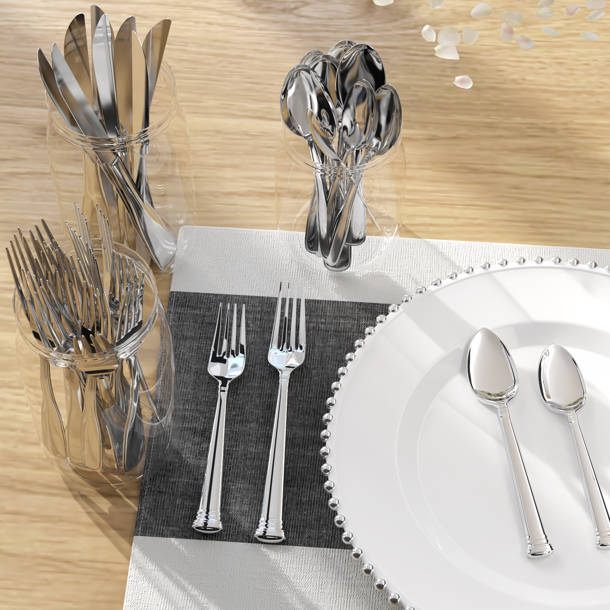Lenox Eternal Stainless Steel Flatware Set & Reviews | Wayfair