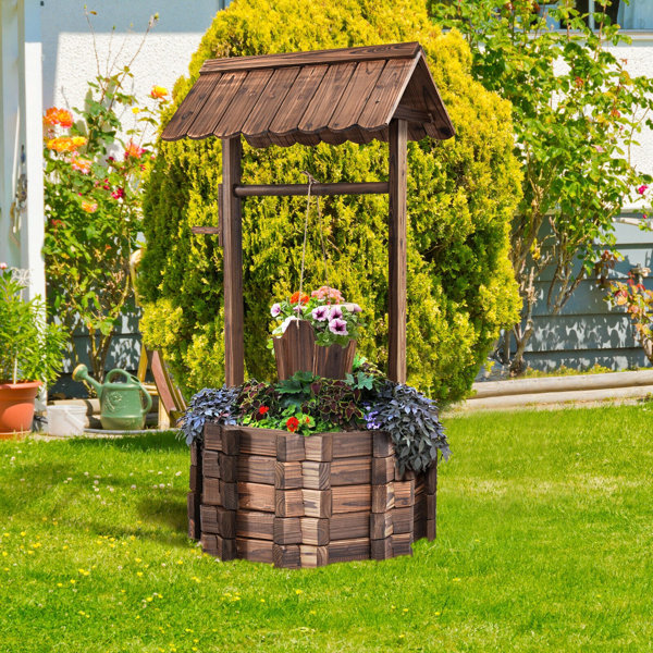 Outdoor-wishing-well-bucket | Wayfair