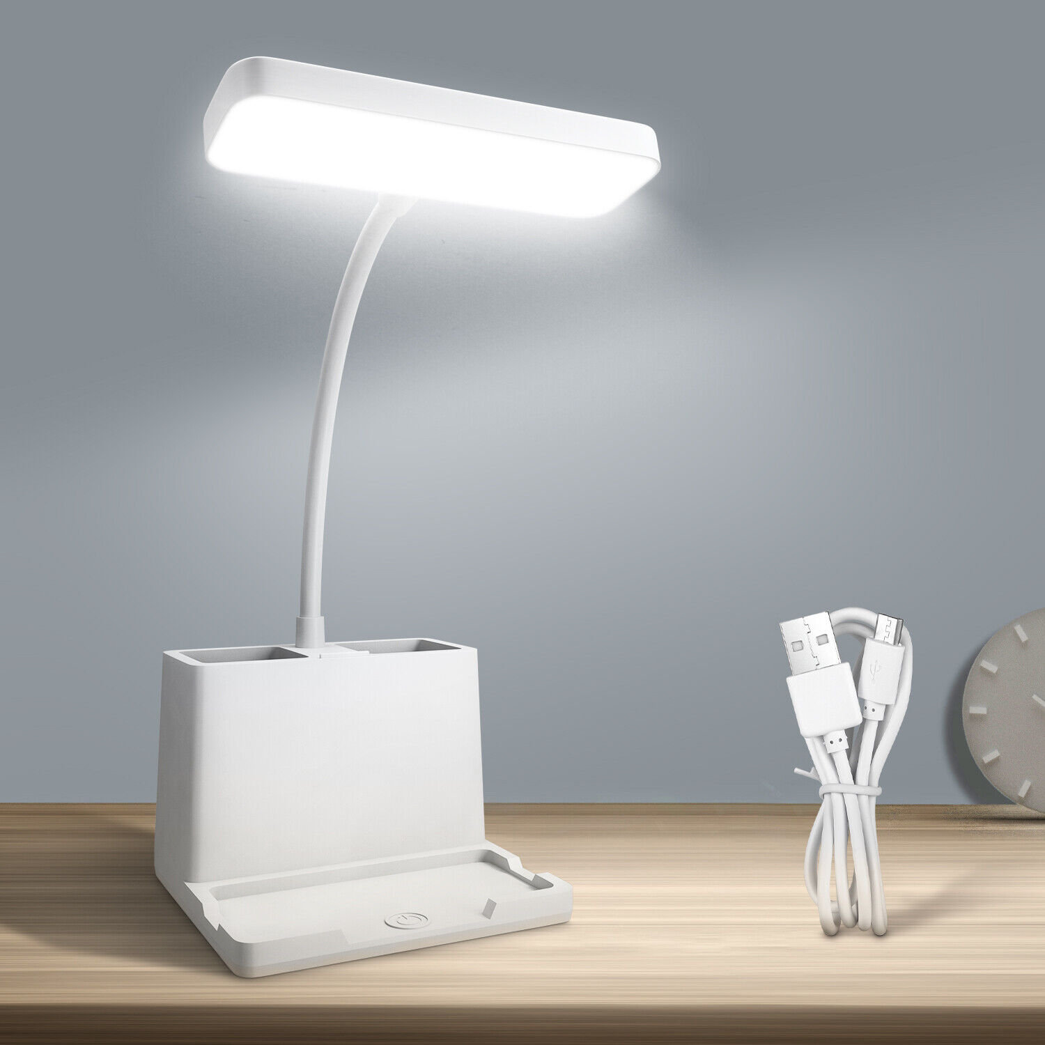 Ebern Designs Carrabotta Adjustable USB Desk Lamp & Reviews | Wayfair